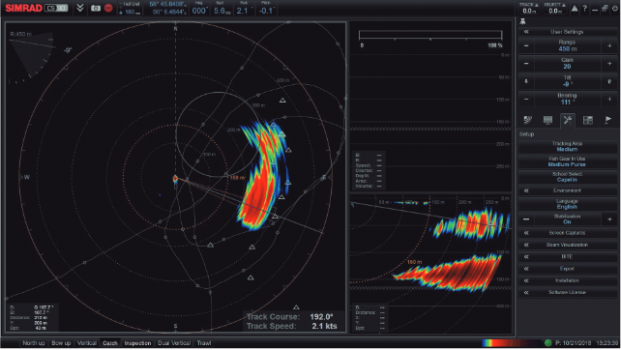 New Simrad CS90 "chirp" omni Sonar | Aegean Electronics