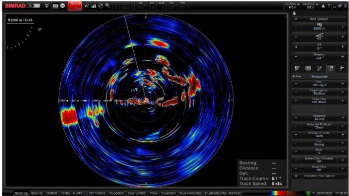 The new Simrad SY50 advanced 8" omni-sonar is available | Aegean Electronics